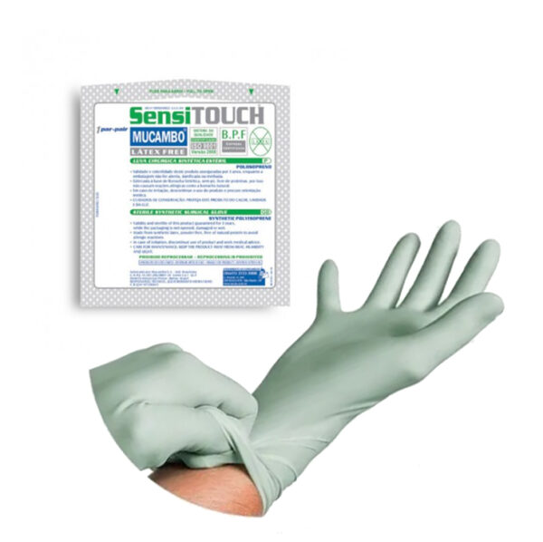 LUVA CIR. SINTETICA ESTERIL 7,5 SENSITOUCH – MUCAMBO – Utilemed